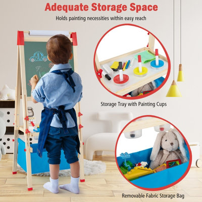Drawing Board For Toddlers Brrnoo Adjustable Height Double Sided Kids ...