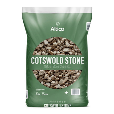 Cotswold Cream Limestone Chippings 14-26mm Stone Gravel Garden Patio ...