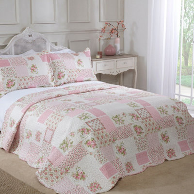 Cotswold Pathwork Bedspread Throwover