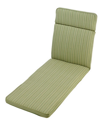 Cotswold Stripe Sun Lounger Outdoor Garden Furniture Cushion - L198 x ...