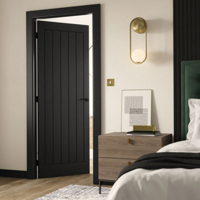Cottage 5 Black Internal Fire Door