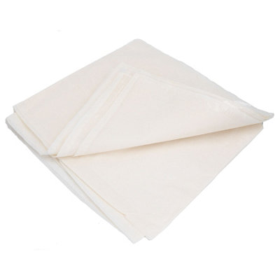 Cotton Dust Sheets Double Protection Polythene Backing Decorating 10 x ...