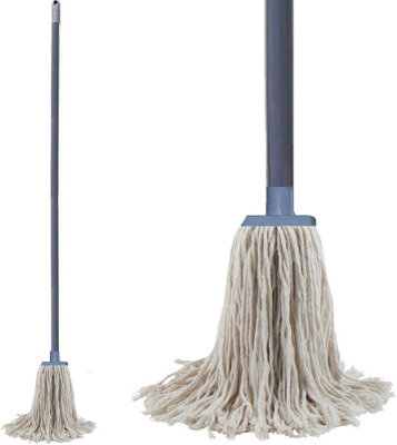 Cotton Floor Mop With Super Absorbent Cotton Mop Head 116Cm Metal ...