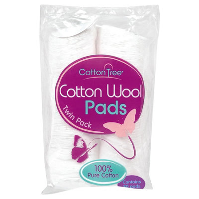 COTTON TREE ROUND COTTON PADS - PACK OF 80