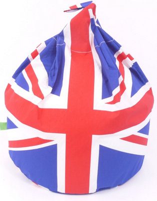 Cotton Union Jack Team GB Bean Bag Child Size | DIY at B&Q