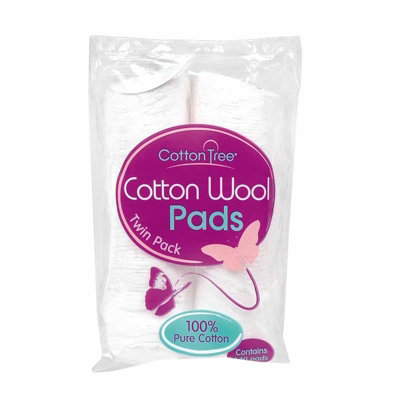 Cotton Wool Face Pads Round Oval Pleat Balls Roll Piece Soft Absorbent ...