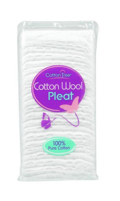 Cotton Wool Face Pads Round Oval Pleat Balls Roll Piece Soft Absorbent ...