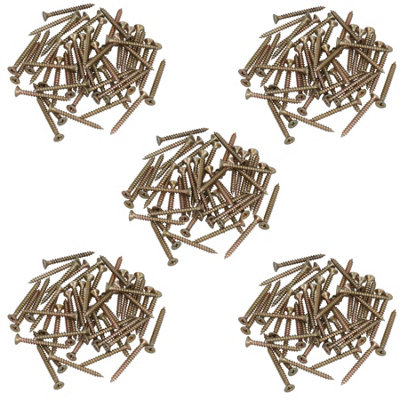 Countersunk Multi Purpose Chipboard Wood Timber Screws 40mm Long 225pc