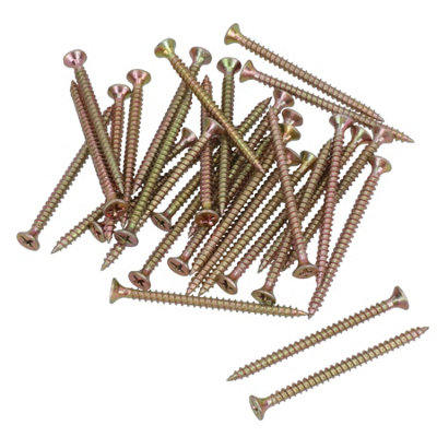 Countersunk Multi Purpose Chipboard Wood Timber Screws 70mm Long 25pc