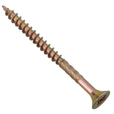 Countersunk Wood Screws 4.0 x 50mm Serrated Edge Prevent Splitting PZ2 ...