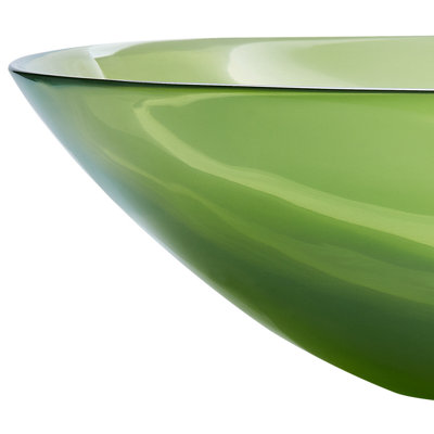 Countertop Basin MOENGO 540 x 360 mm Solid Surface Green