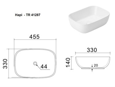 Countertop Vanity Unit with Sink Basin Bathroom Wall Hung Fluted Beige ...