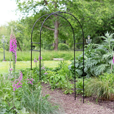 Country Forge Heavy Duty Round Arch Powder Coated Tubular Steel W1.2m x ...