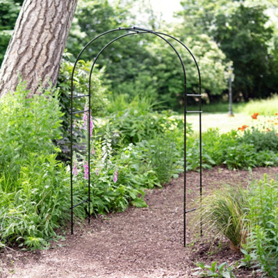 Country Forge Heavy Duty Round Arch Powder Coated Tubular Steel W1.2m x ...