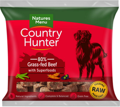 Country Hunter Raw Nuggets Beef With Superfoods 1kg