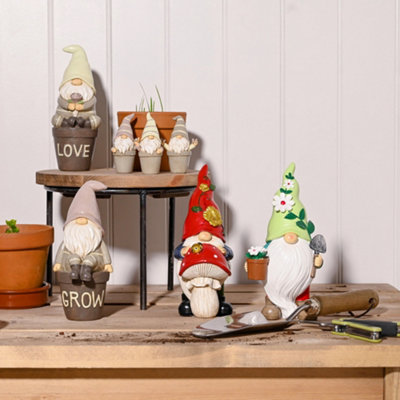 Country Living Set of 3 Mini Potted Gonks