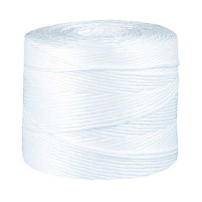County Stationery Polypropylene Twine Spool White (One Size) | DIY at B&Q