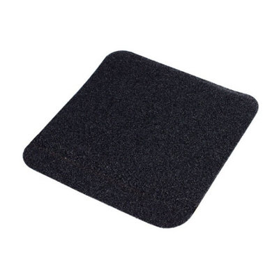 COURSE GRADE ANTI SLIP TILES 140MM X 140MM - 10X PACK BLACK