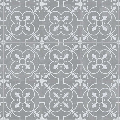 Coventry Victorian Tile Vinyl by Remland (7m x 2m)