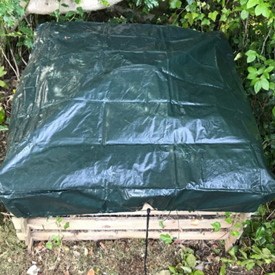 Cover for Large Wooden Slatted Composter Compost Bin (116cm x 116cm)