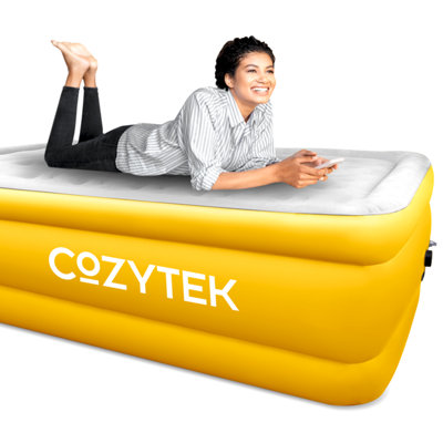 Cozytek Premium Blow up Inflatable Double King Air Bed Mattress with ...