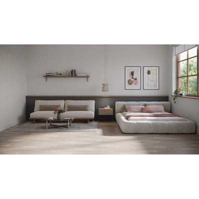 Craftsman Scandi Oak Wood Effect SPC Click Luxury Vinyl Tile - Plank ...