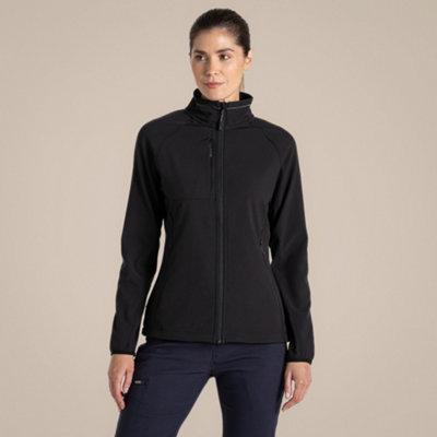 Craghoppers Expert Womens Basecamp Softshell Jacket Black 14