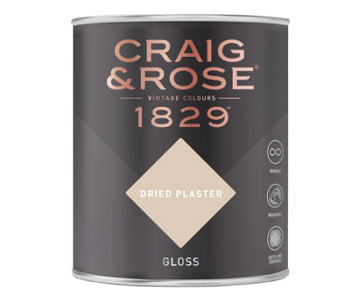 Craig & Rose 1829 Dried Plaster Gloss Paint 750ml
