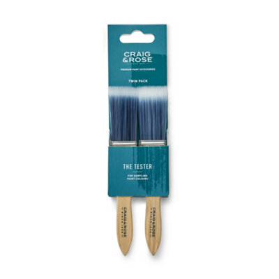 Craig & Rose Sample Brush Twin Pack 1-inch