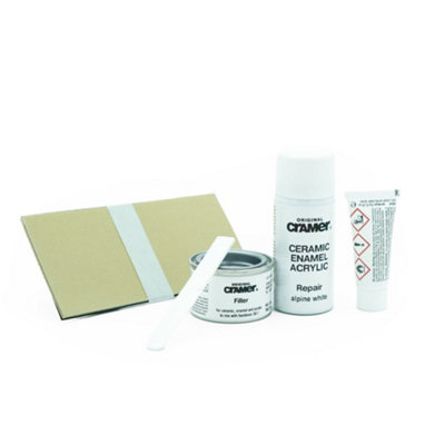 Cramer - Ceramic Enamel Repair Kit Alpine - White