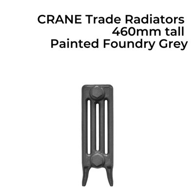 CRANE Trade Cast Iron Radiator 460mm tall - 18 Sections 1110mm ...