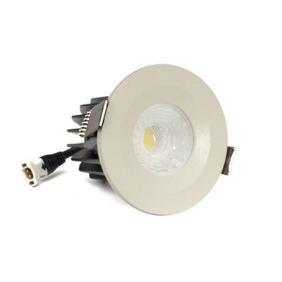 Cream 10W LED Downlight - Warm & Cool White - Dimmable IP65 - SE Home ...