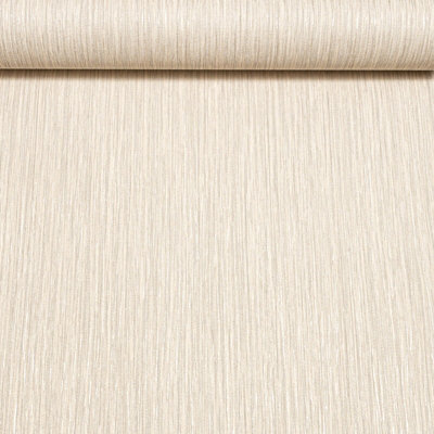 Cream & Beige Mix Stripe Wallpaper Metallic Shimmer Thick Vinyl ...