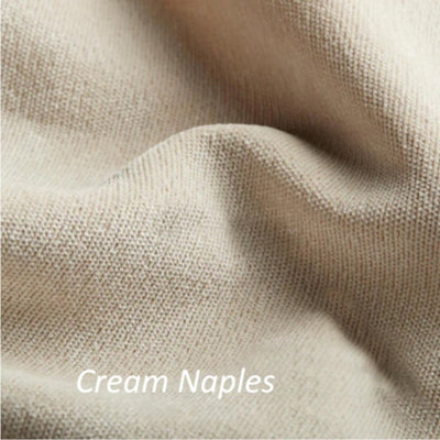 Cream Luxury Naples Upholstery Fabric Material Sample