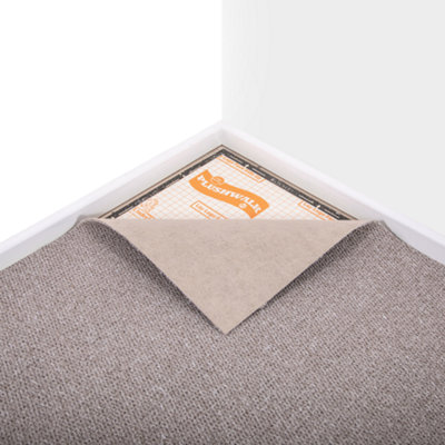 Cream Shade Carpet Berber Loop Durable Hard Wearing Pile 4mm Thick - 4m ...