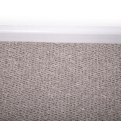Cream Shade Carpet Berber Loop Durable Hard Wearing Pile 4mm Thick - 5m ...