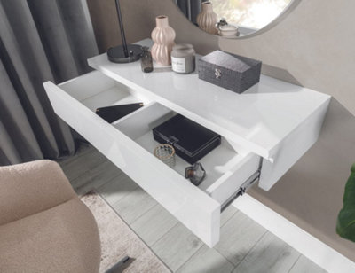 Create a Bright Oasis with the Navene Floating Dressing Table (1000mm x ...