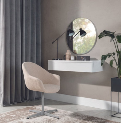 Create a Bright Oasis with the Navene Floating Dressing Table (1000mm x ...