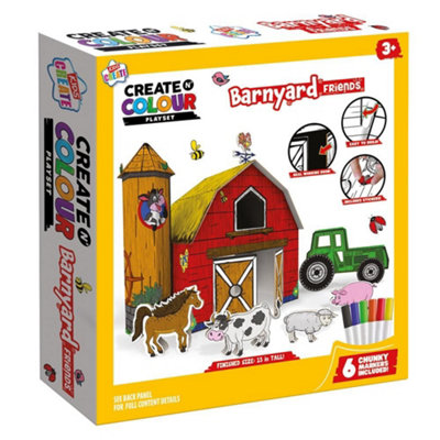 Create & Colour Barnyard Friends - Kids Create