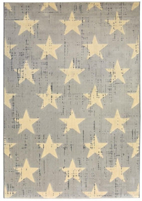 Buy Creation Collection Star Design Modern Rug 18209 | DIY at B&Q