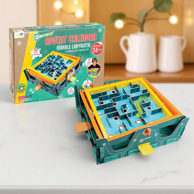 Creative Kids Build Your Own 3D Marble Labyrinth Kit