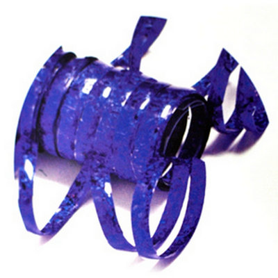 Creative Party Holographic Streamers Electric Blue (One Size)