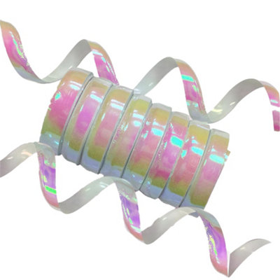 Creative Party Holographic Streamers (Pack of 10) Multicoloured (One Size)