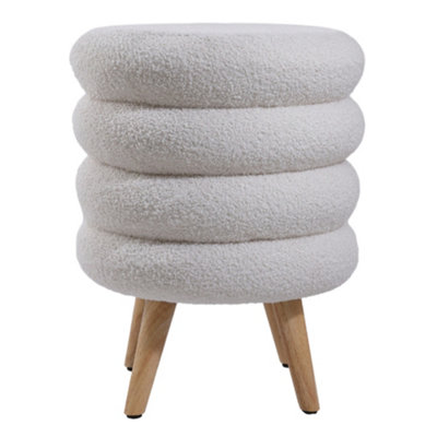 Creative Teddy Bear Fabric Footstool