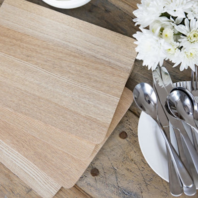 Creative Tops Oak Veneer Pack Of 4 Placemats