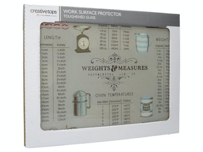 Creative Tops Weight And Measurement Work Surface Protector