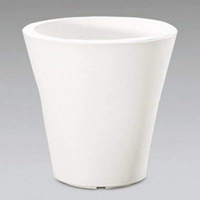 Crescent Garden Madison Round Pot Planter Large Outdoor/Indoor Pot 16 ...