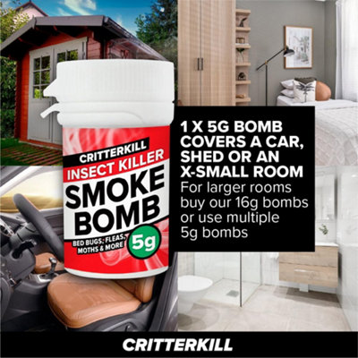 Critterkill Insect Killer Smoke Bombs 5g x 10