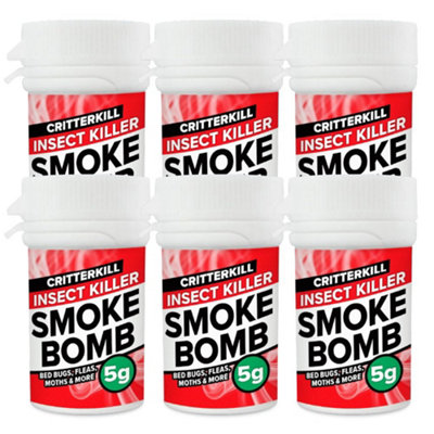 Critterkill Insect Killer Smoke Bombs 5g x 6 | DIY at B&Q