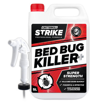 CritterKill Strike Bed Bug Killer Spray 5L with Trigger Spray